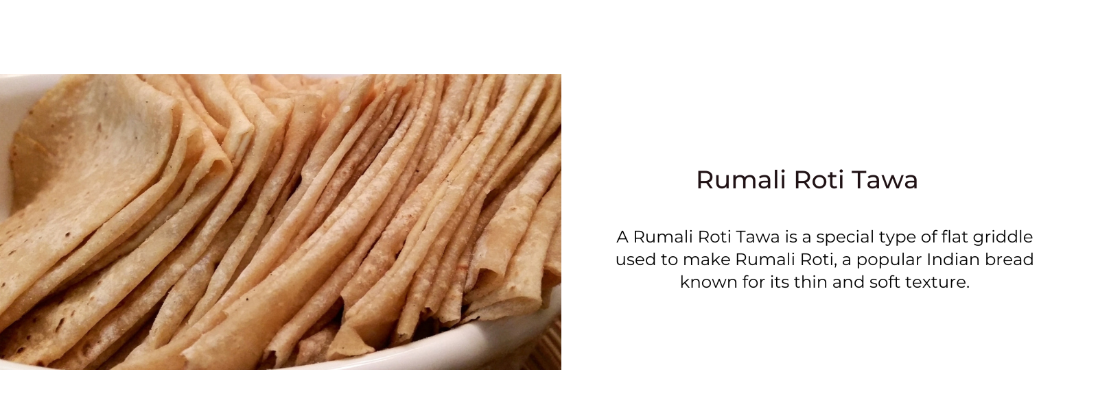 Rumali Roti Tawa: Important Facts, Uses & Benefits - PotsandPans India