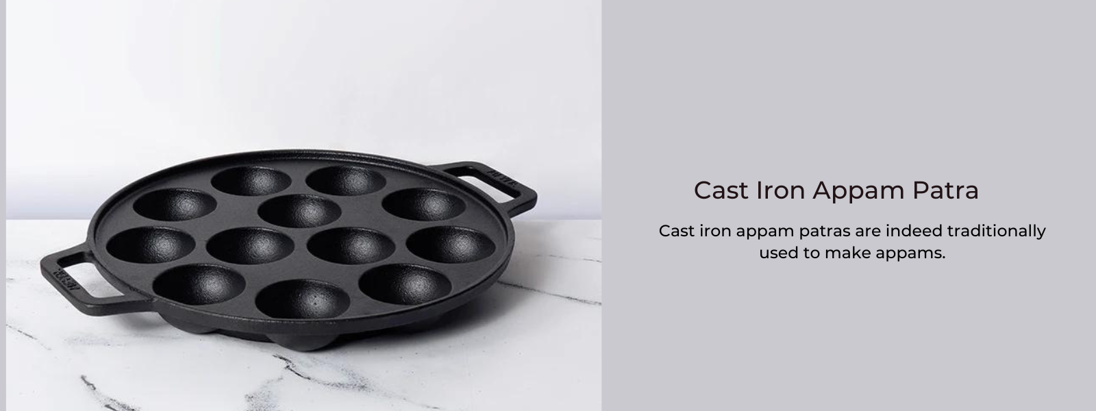 Cast Iron Appam Patra: Key Features, Use & Case - PotsandPans India