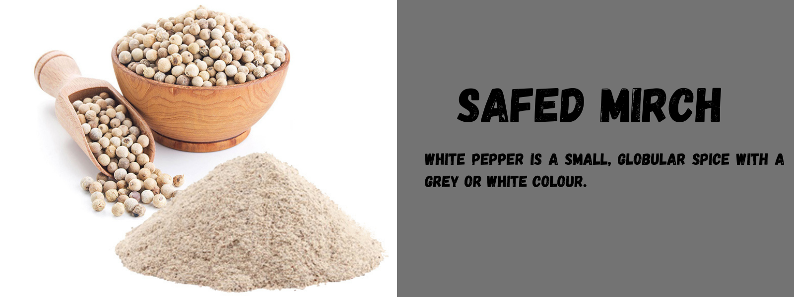 Safed Mirch - Health Benefits, Uses and Important Facts - PotsandPans India