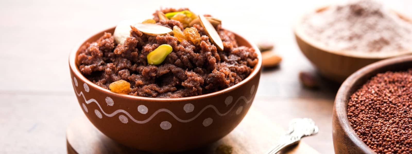 Sugar Free Ragi Halwa - PotsandPans India