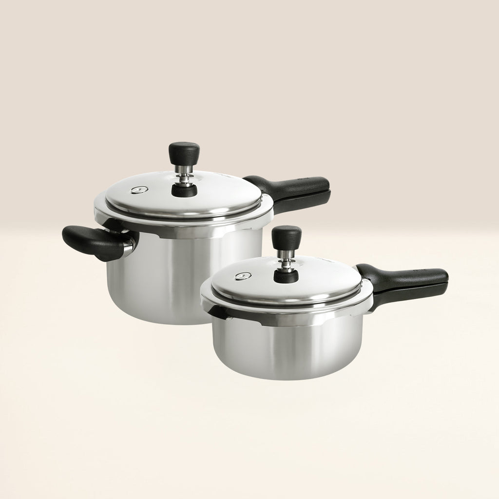 MEYER Presta set of 2 Tri-ply Pressure Cooker (2L, 3L,)