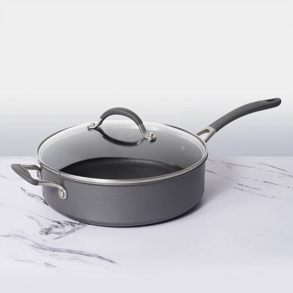 Circulon Scratch Defense A1 Series Nonstick Saute Pan with Lid ,28cm - PotsandPans India